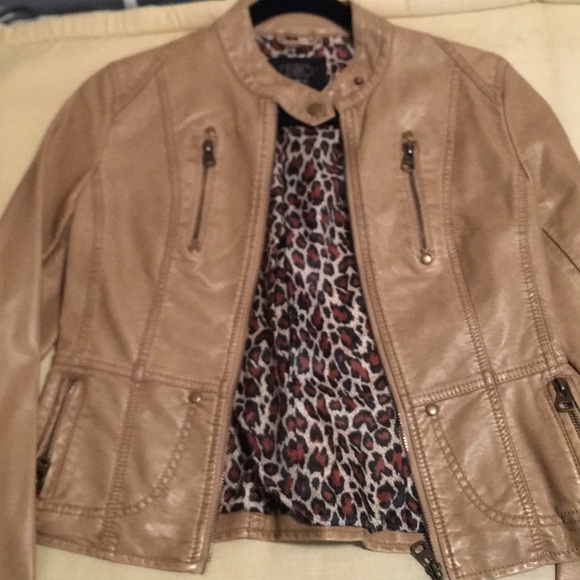 TCEC | Jackets & Coats | Tcec Faux Leather Moto Jacket | Poshmark